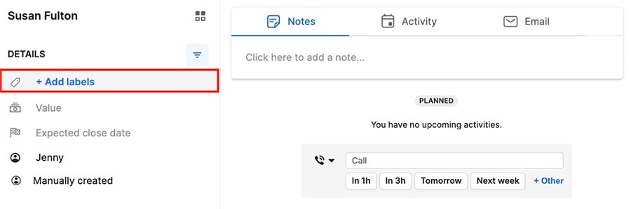 Lead Labels Knowledge Base Pipedrive 3354